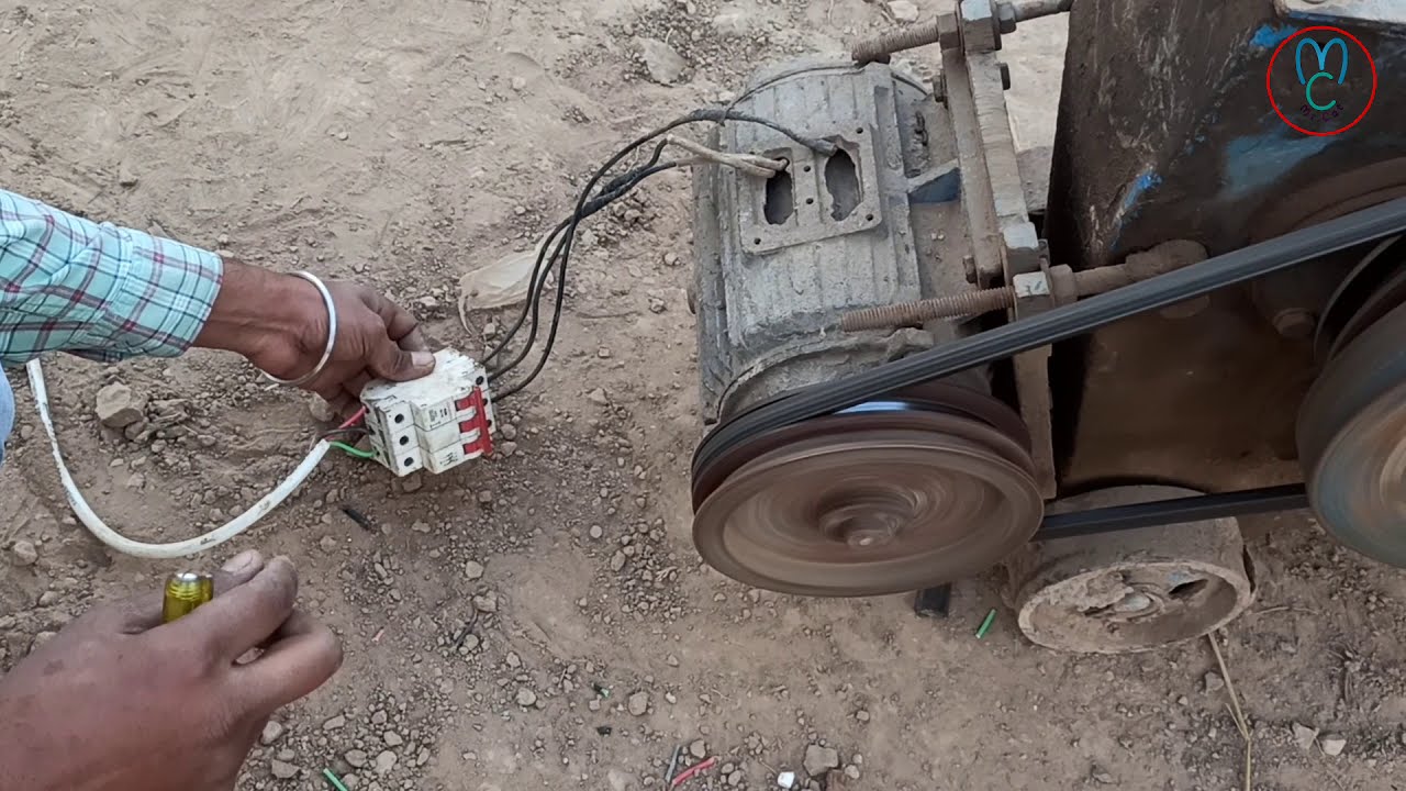 How to Change 3 Phase Motor Rotation | 3 Phase Bar Cutting Machine ...