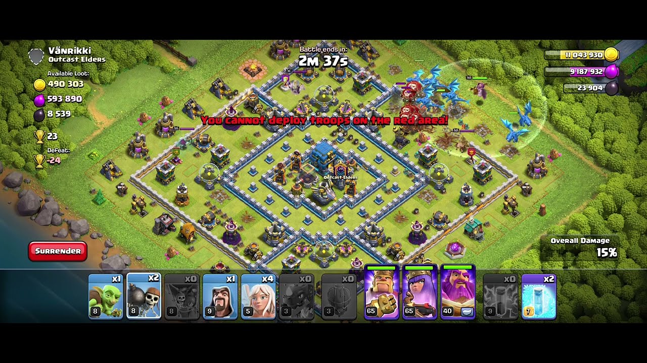 Clash of clans played by me what an raid 100% strike rate #clashofclans ...