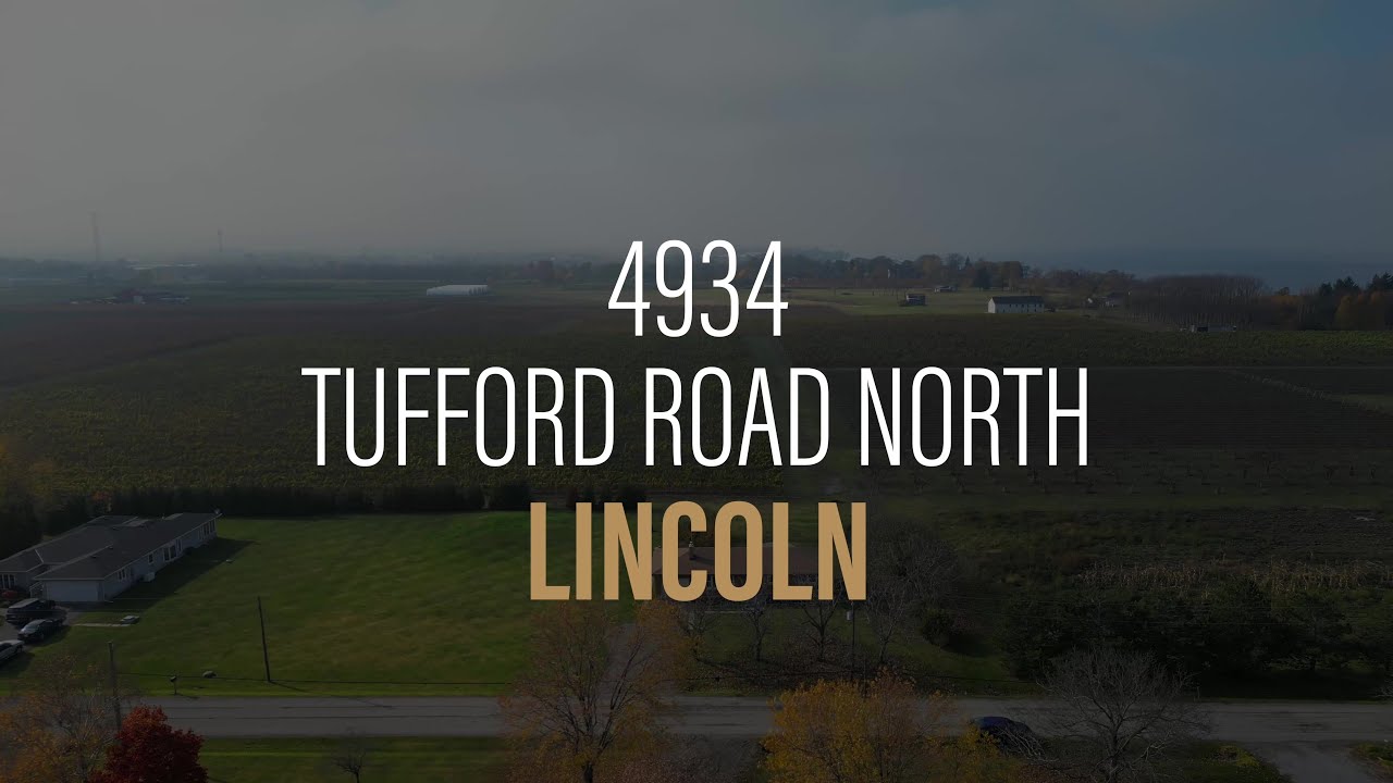 4934 Tufford Road N Lincoln, ON - YouTube