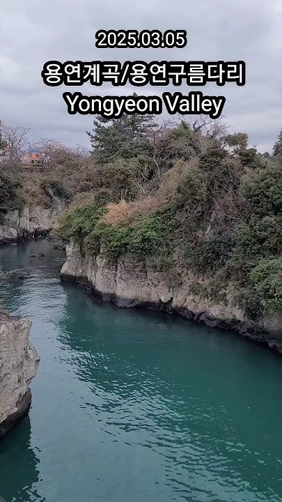 용연계곡, 용연구름다리 제주#South Korea #Jeju #Yongyeon Valley #Yongyeondari Bridge #travel #beautifulplace ...