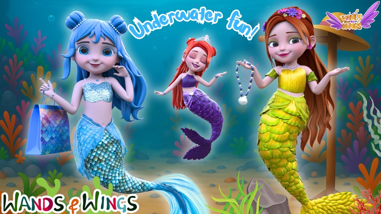 Shopping Under the Sea | Mermaid Adventure + Mermaid Lost Her Tail ...