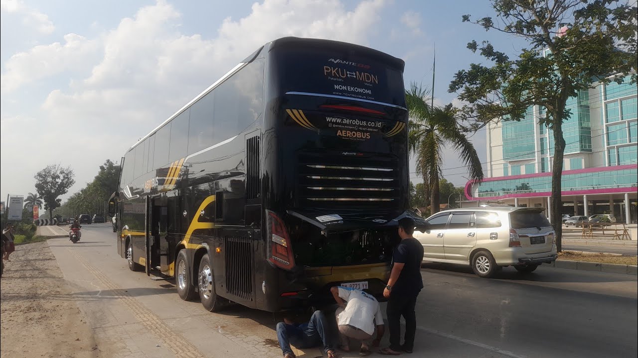 AERO BUS RILIS BUS TINGKAT/DOUBLE DECKER DUA UNIT‼️SEAT LEGA JUMBO DAN ...