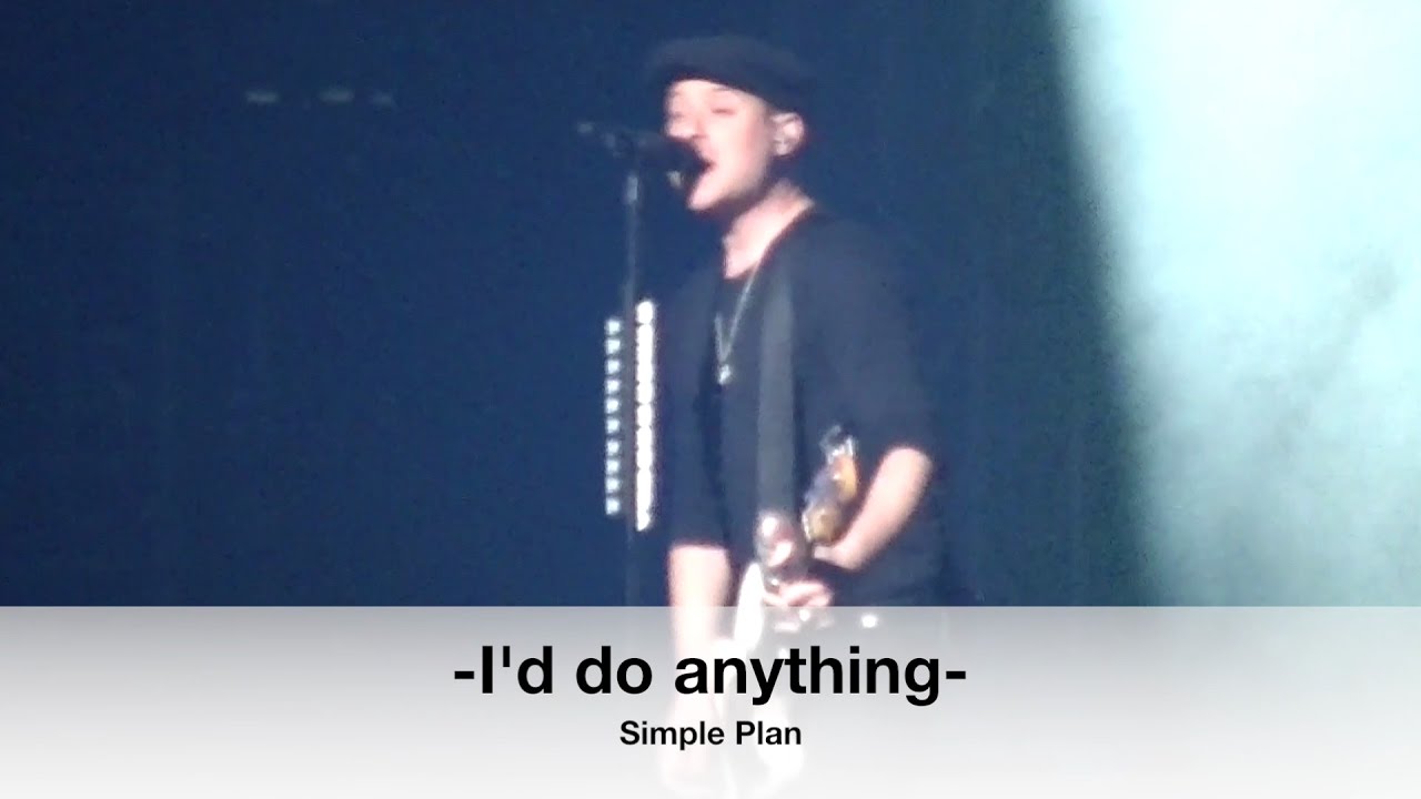 Simple Plan au centre vidéotron, le 13 mars 2017-I'd do anything- - YouTube