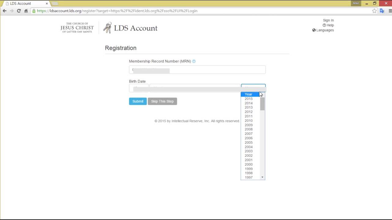 Sign up for LDS Account as a member - YouTube