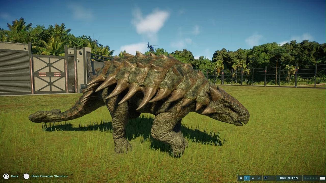 Jurassic World Evolution 2: Ankylosaurus - YouTube