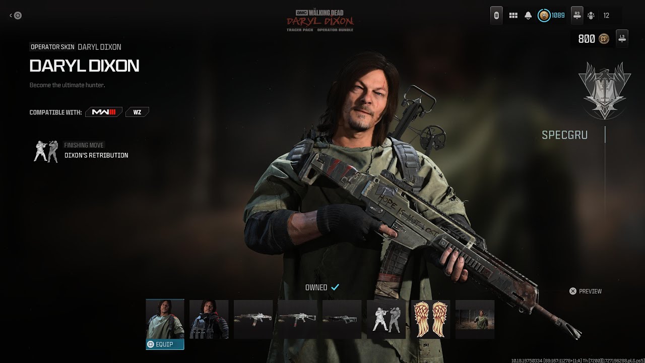 Using Daryl Dixon Of The Walking Dead In MW3 Zombies - YouTube