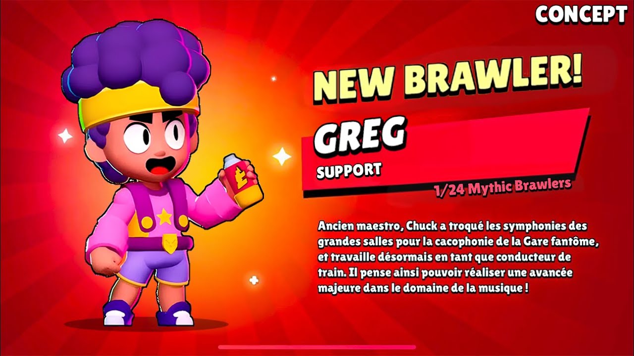 NEW BRAWLER IS HERE!!!😍🎁|Brawl Stars FREE GIFTS/CONCEPT - YouTube