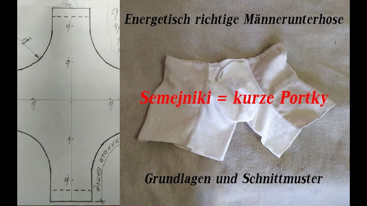 FrauYa: Energetisch richtige Männerunterhose Portky mit Schnittmuster ...