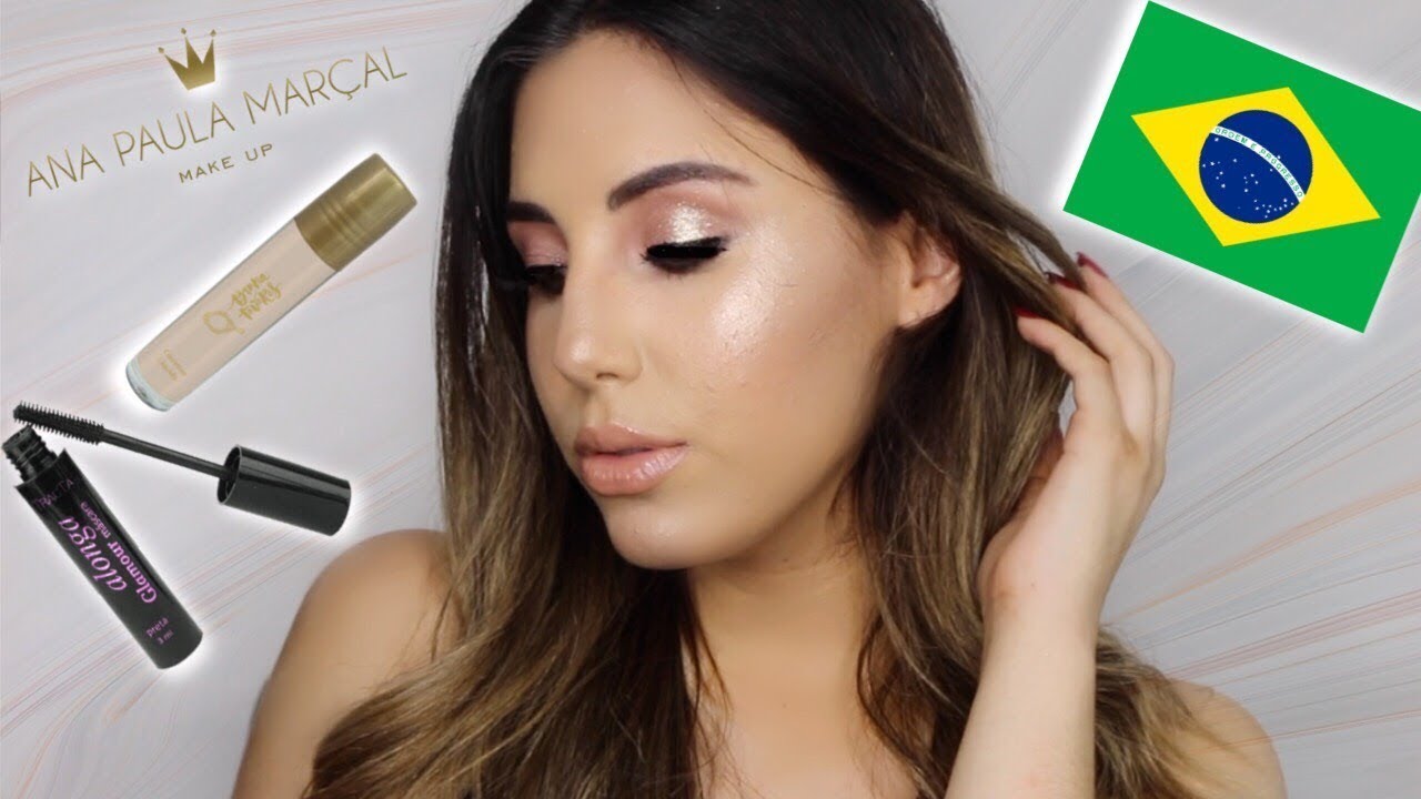 Full Face Only Using BRAZILIAN Products! THAT GLOW!! - YouTube