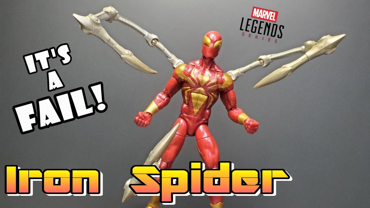 Iron Spider - Marvel Legends FAIL - Action Figure Review #spiderman # ...