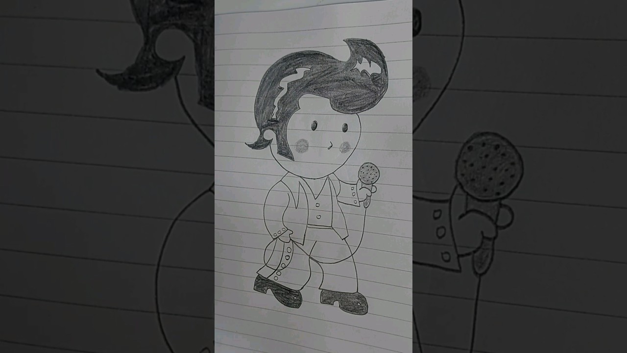How To Draw a Cartoon of Elvis Presley - YouTube