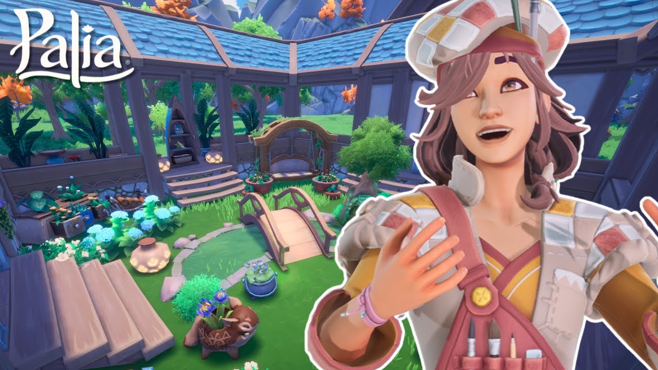 Designing the ULTIMATE Courtyard in Palia | Update 0.179 - YouTube