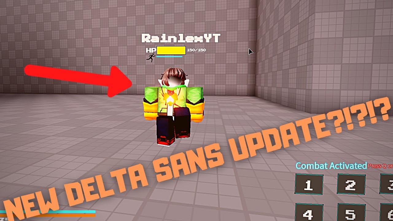 Delta!Sans Showcase - Roblox soulshatters - YouTube
