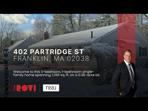 📍 TEAM ROVI | REAL | Real Estate | 402 Partridge St, Franklin, MA 02038 ...