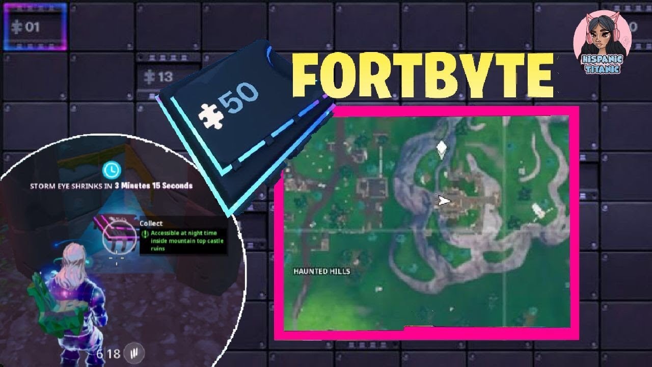 FORTNITE FORTBYTE #50 LOCATION – ACCESSIBLE AT NIGHT TIME MOUNTAIN TOP ...