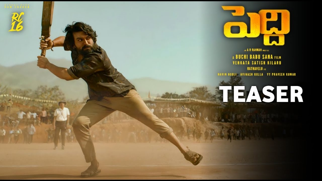 Peddi Official Teaser | Ram Charan, Jhanvi Kapoor, AR Rehaman, Buchhi ...
