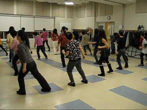 Cleveland Shuffle - line dance (Walk Through & Dance) - YouTube