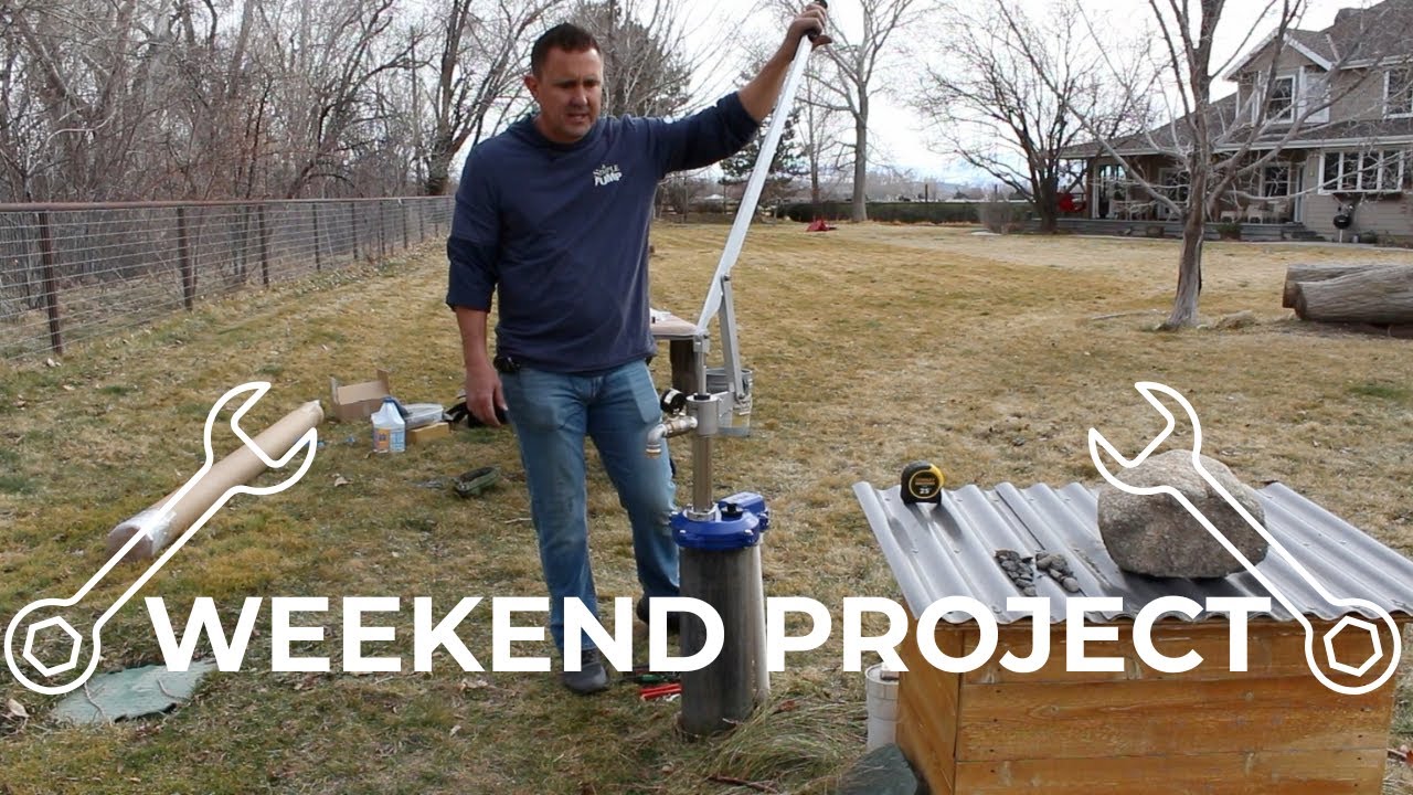 DIY Simple Pump Deep Well Hand Pump Install - Weekend Project Anyone ...