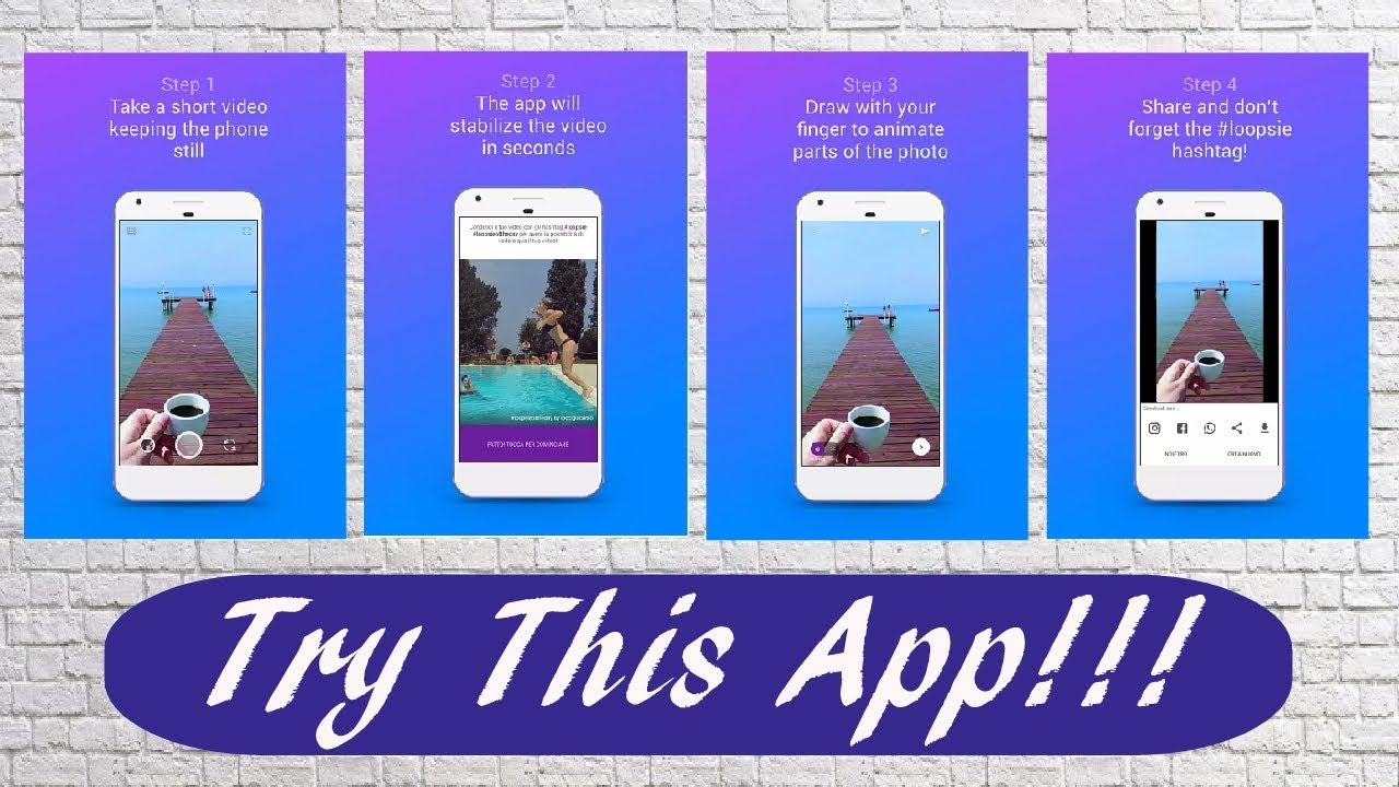 Loopsie - Cinemagraph, Living Photo | By tips and tricks - YouTube