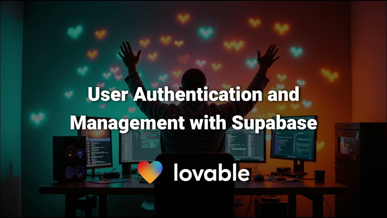 Chapter 8: User Authentication and Management with Supabase | Lovable.dev Course - YouTube