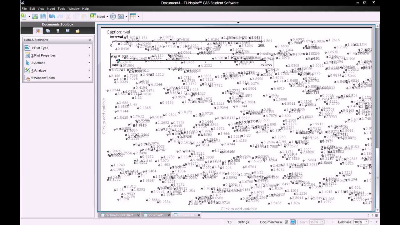 Parametric Grapher How To TiNspire CX CAS - YouTube