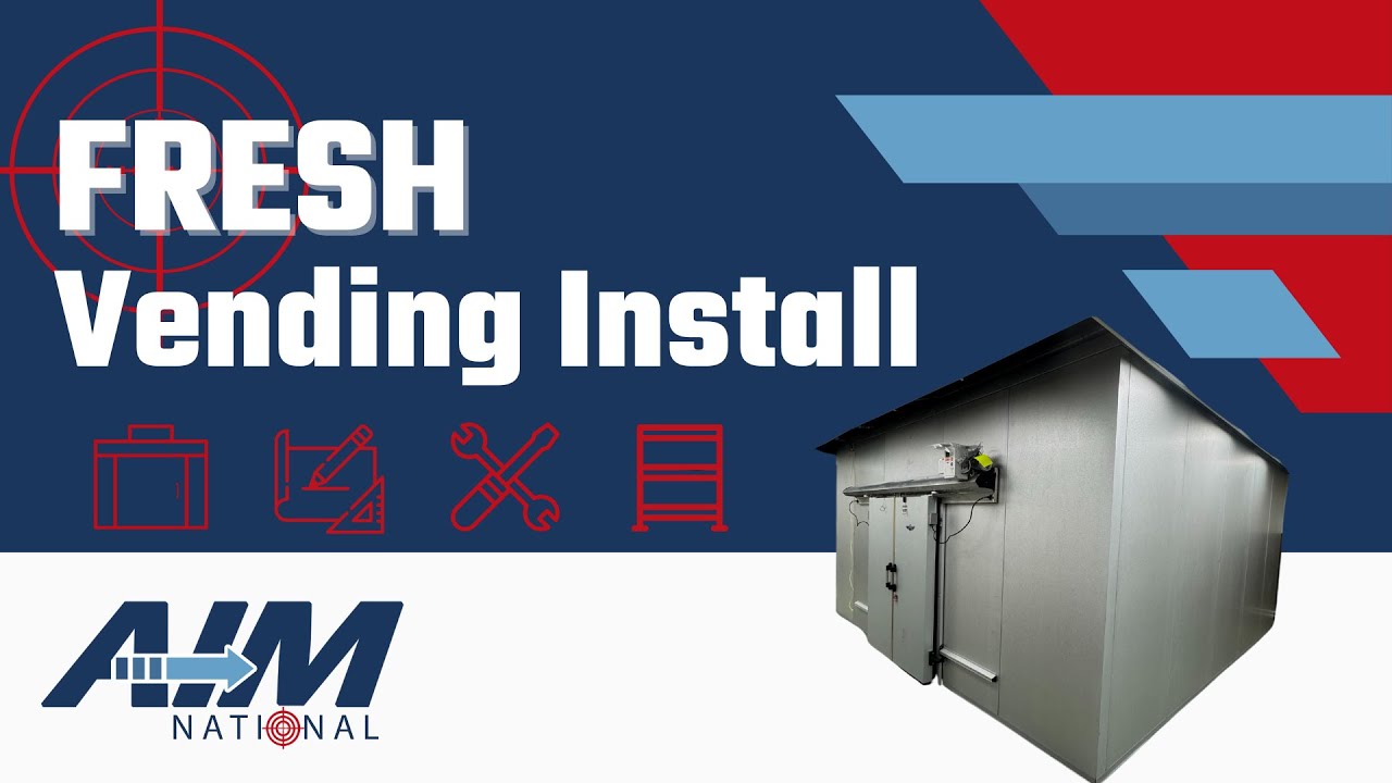 AIM Fresh Vending Install - YouTube