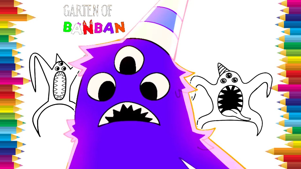 GARTEN OF BANBAN - How To NabNab Coloring Pages Color Creations Verm ...