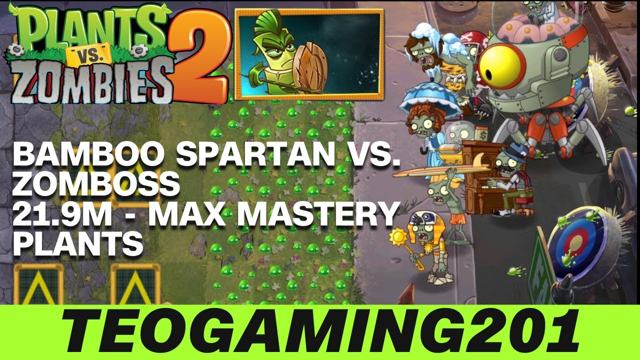 PvZ 2 | Arena | Bamboo Spartan's Machin' Season! | Bamboo Spartan vs ...