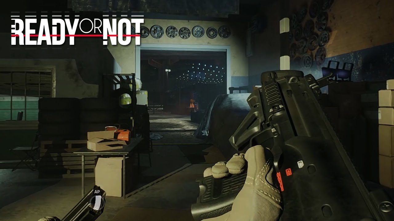 신규 업데이트 총기 체험해보기! MP7 | Ready or Not 레디 오어 낫 - YouTube