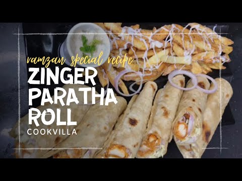 Zinger partha Roll with speacial sauce Crisp zinger chicken | ny ...
