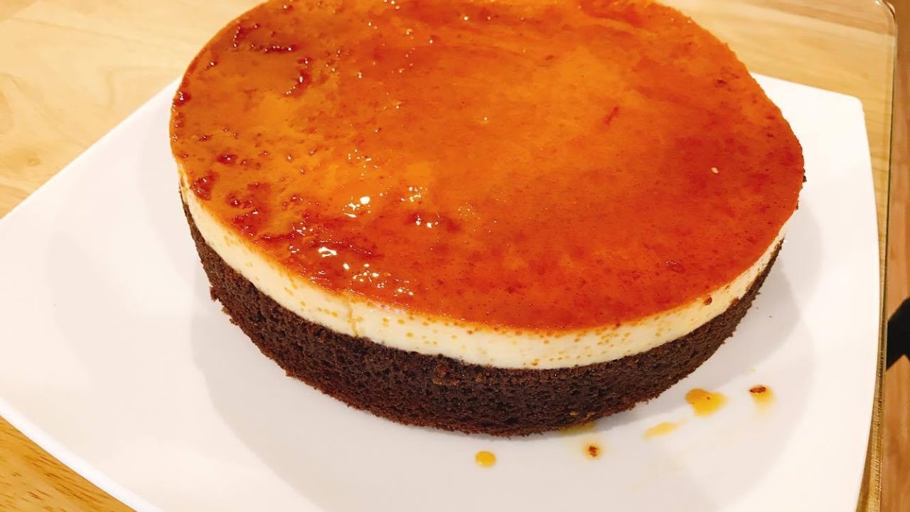 Hướng dẫn làm bánh Flan Gato - Chocolate Flan Gateau - YouTube