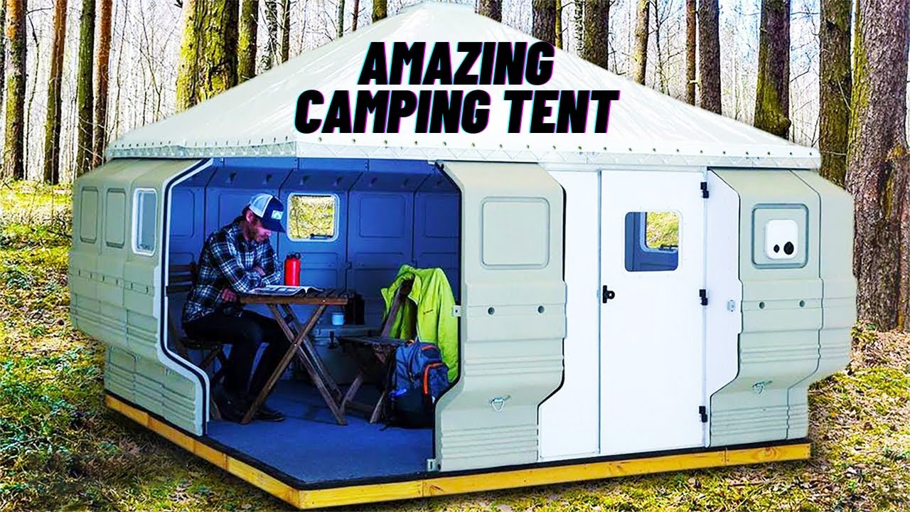 Amazing Camping Tent With Home Comfort... #camping tent - YouTube