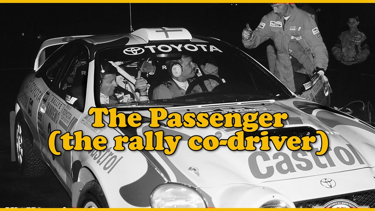 The Passenger (the rally co-driver) with Nicky Grist - 1994 - YouTube