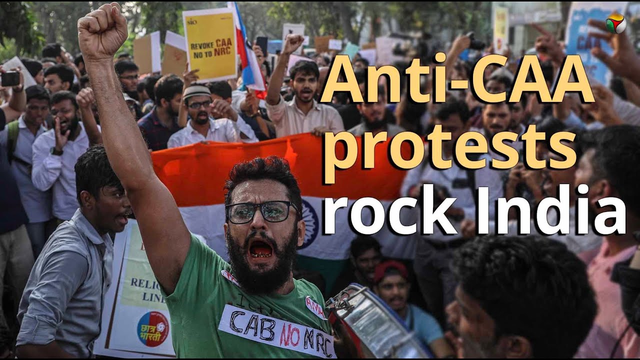 Anti-CAA protests rock India - YouTube