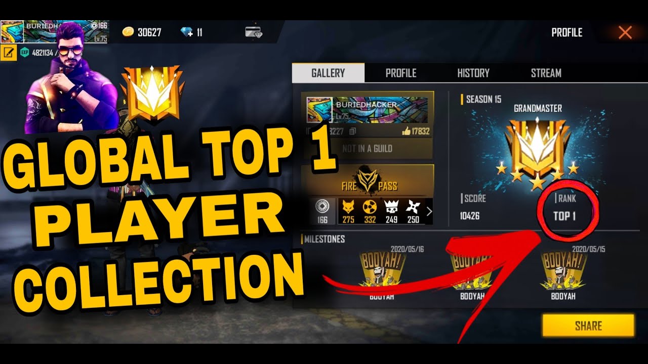 Global Top 1 Player Collection || Rare and Rich Collection in india ...
