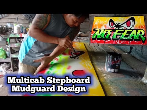 Multicab Mudguard Design - YouTube