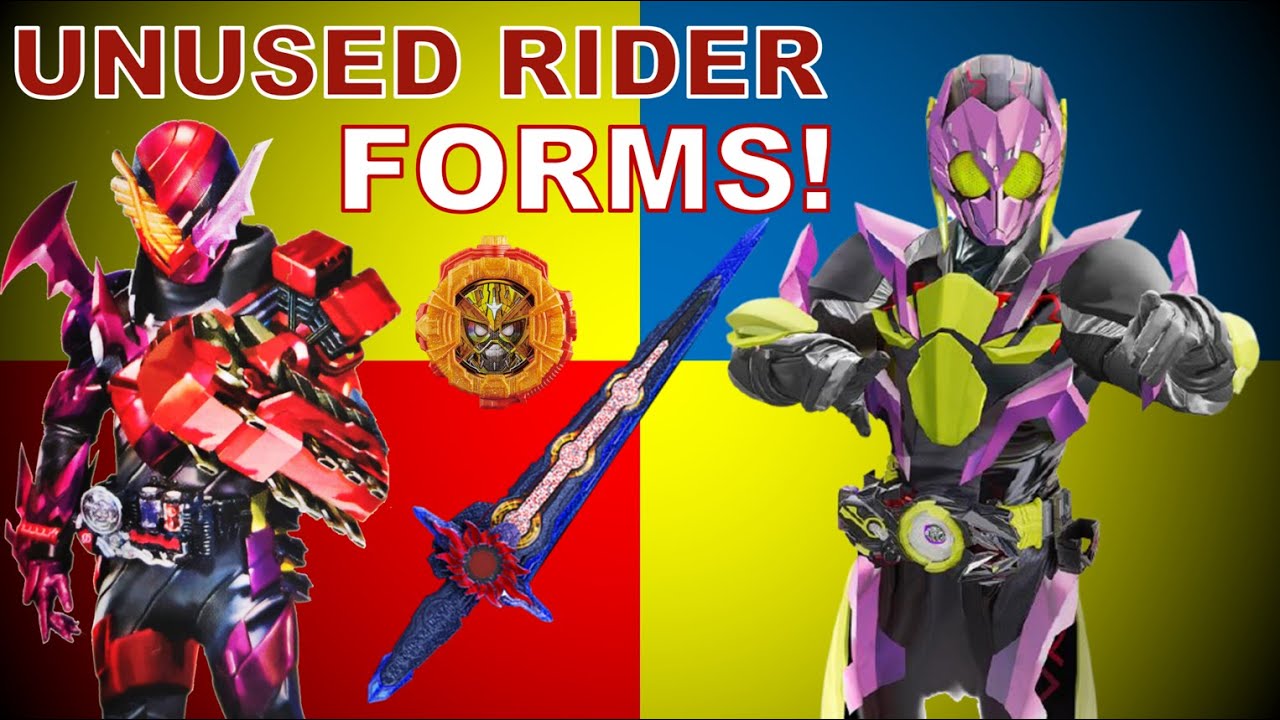 NEVER USED forms in Kamen Rider! - YouTube