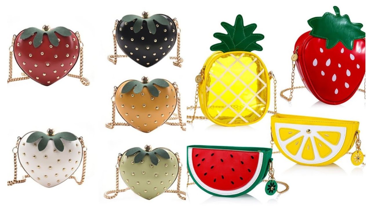 Unique, Unbelievable Fruit Shape Handbags Trending Designs - YouTube