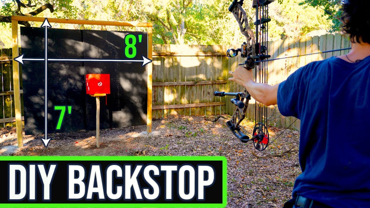 Shooting Distance MUST HAVE! DIY archery backstop! Target Archery ...