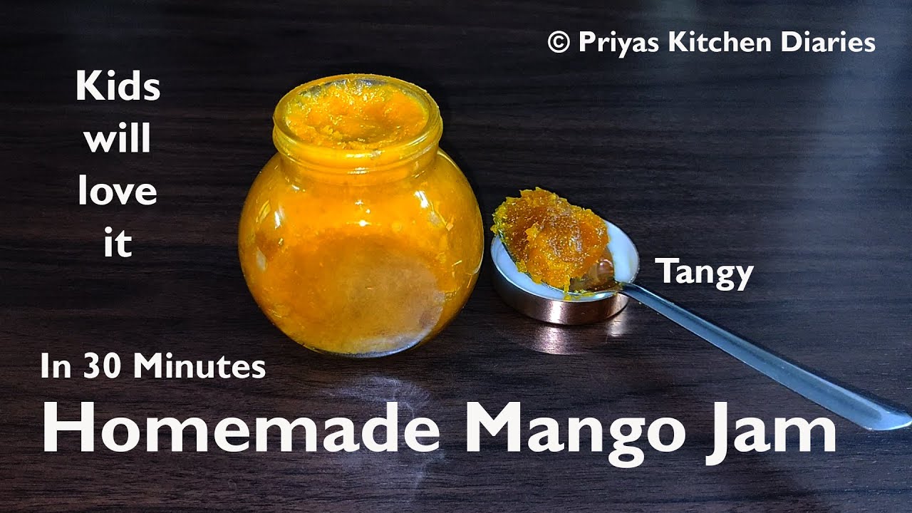 Mango Jam Recipe | How to prepare mango jam | Homemade mango jam Recipe | Aam ka jam | Jam ...