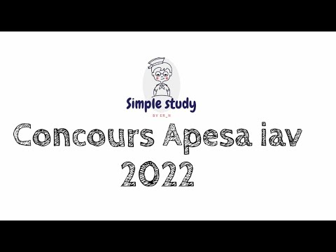 correction exemple concours apesa 2022- préparation - YouTube