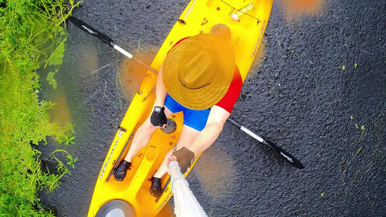 Kayaking Down My Street During Flooding - YouTube