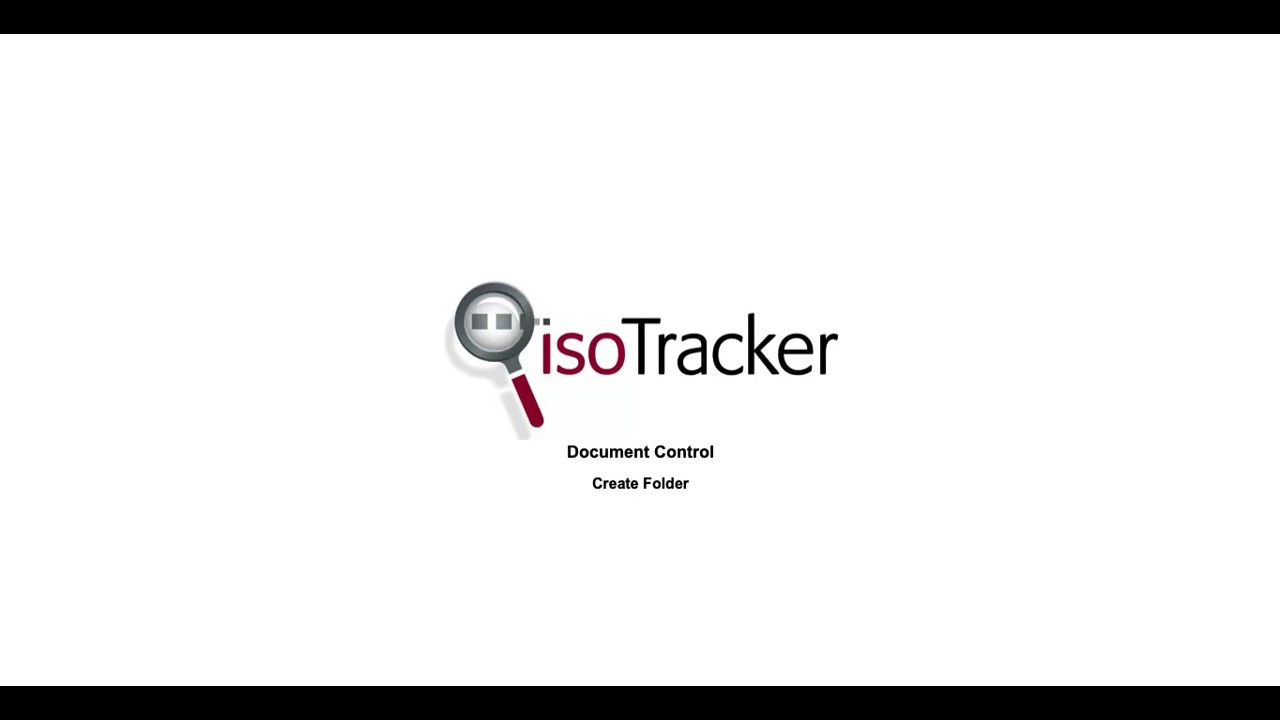 How to create folders in the isoTracker Document Control software - YouTube
