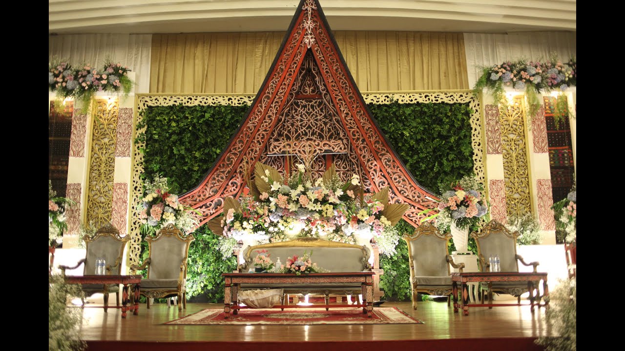 DEKORASI PESTA ADAT BATAK DI GEDUNG MULIA RAJA, JAKARTA - YouTube