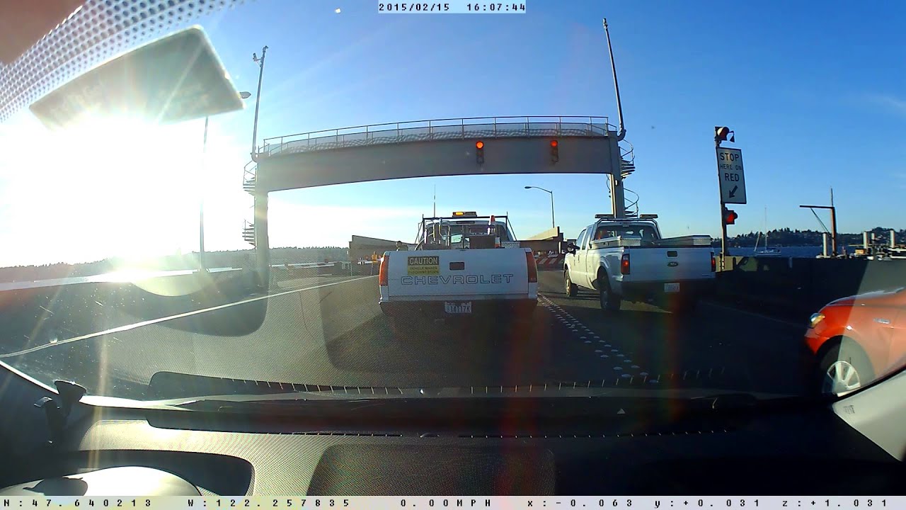 SR520 Bridge Opening 2015-02-15 @ 4:00pm - YouTube