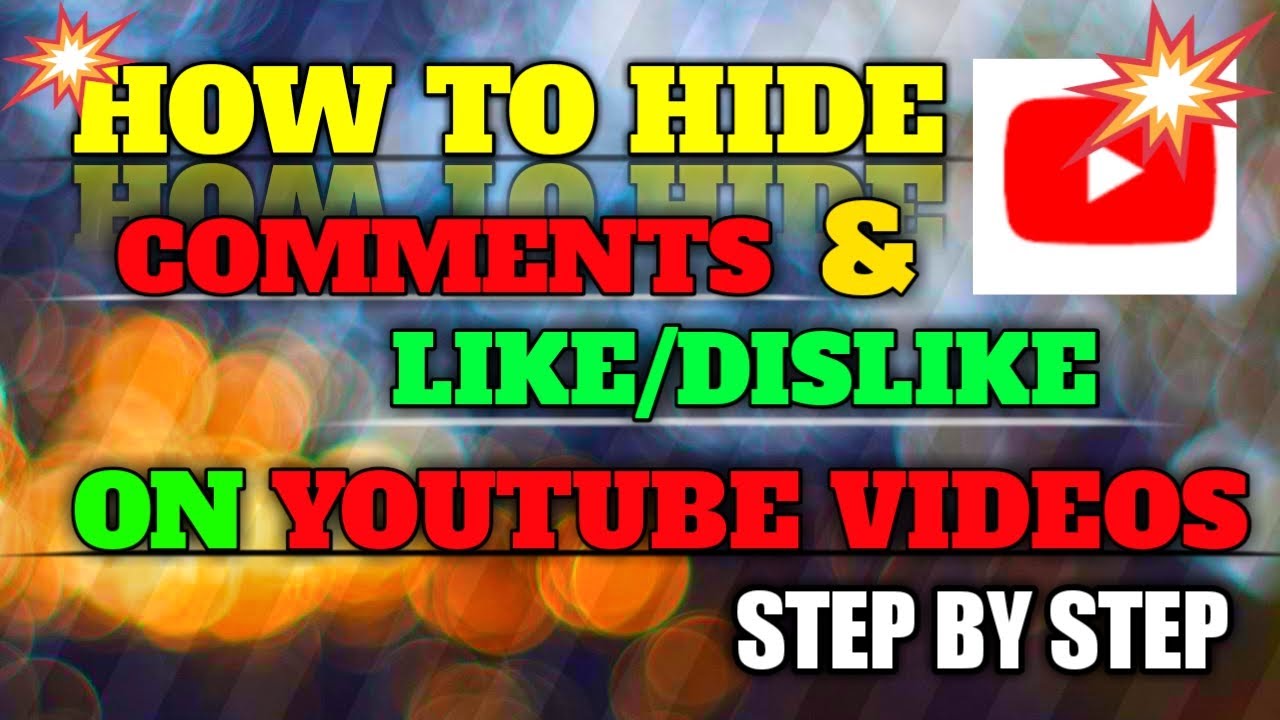 How To Hide Comments Like Dislike On YouTube Videos YouTube how-to-hide-comments-like-dislike-on-youtube-videos-youtube