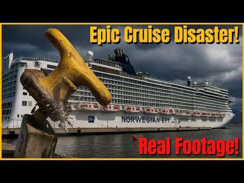 Shocking Cruise Accident: Norwegian Epic Breaks Loose in Port! - YouTube