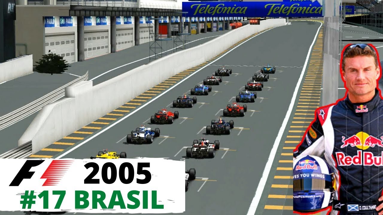 CAMPEONATO F1 2005 - #17 BRASIL - YouTube