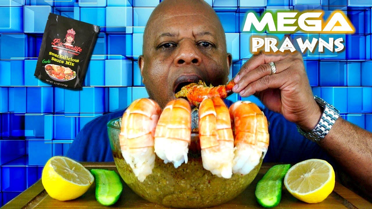 Mega Prawns | Green Lipped Mussels | Mukbang - YouTube
