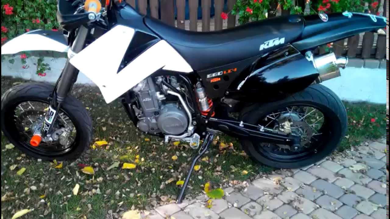 KTM 660 SMC kick-start 2 - YouTube